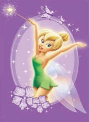 Tinkerbell Mat and Rugs for the Kids Bedroom or play area.